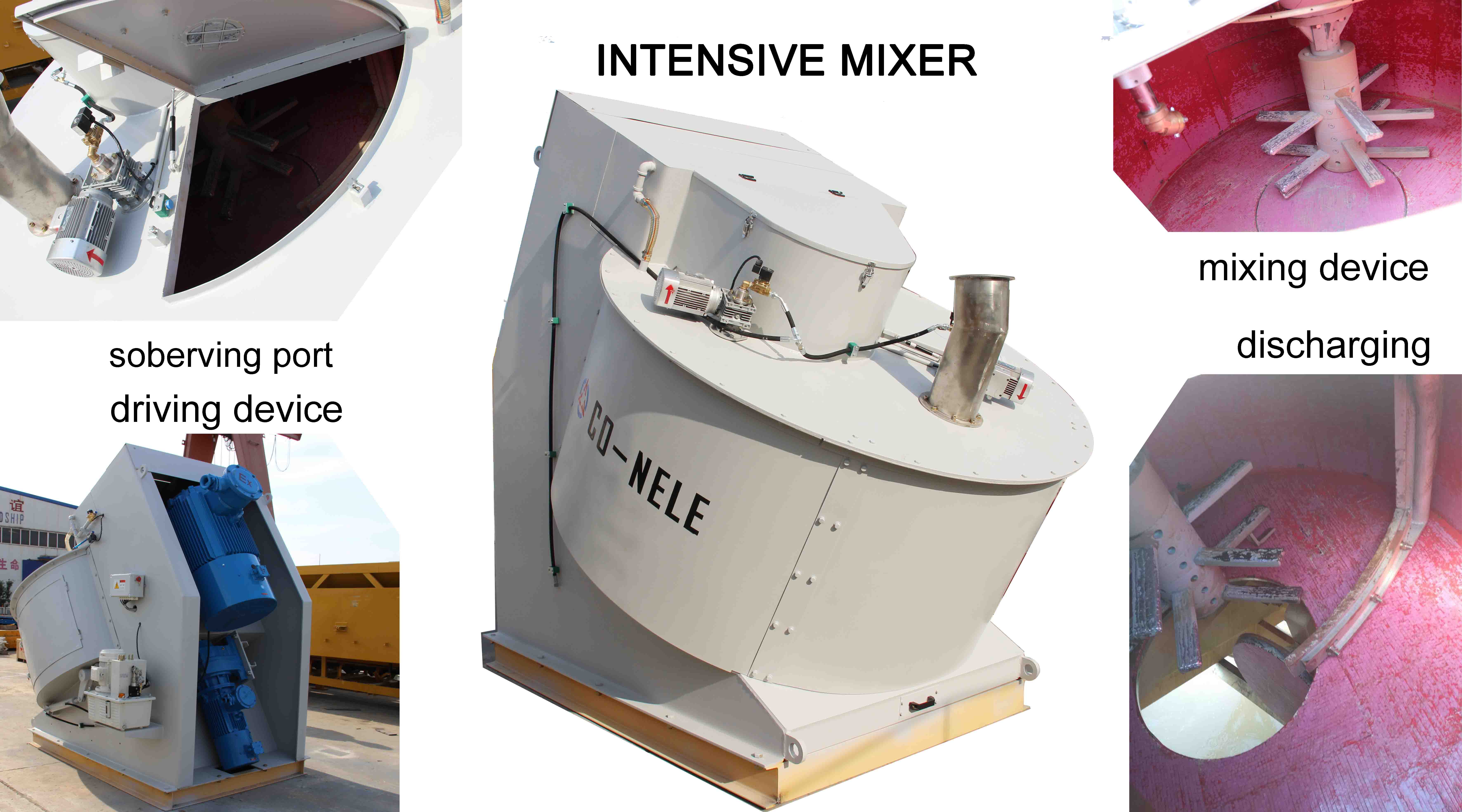 high intensive mixer product mixing Castable - China Qingdao Co-Nele ...